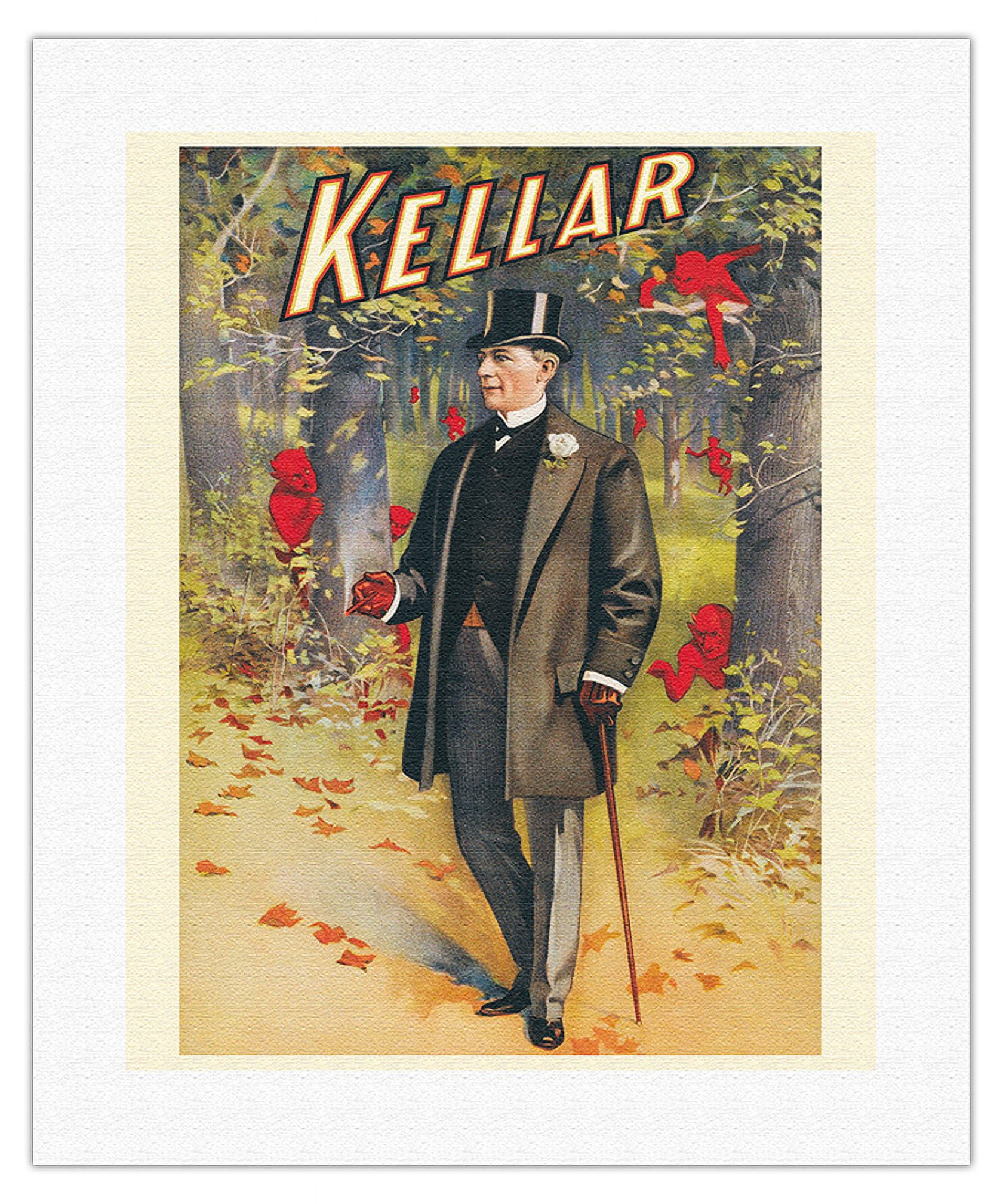Harry Kellar - America’s Favorite Magician - Vintage Magic Poster c ...