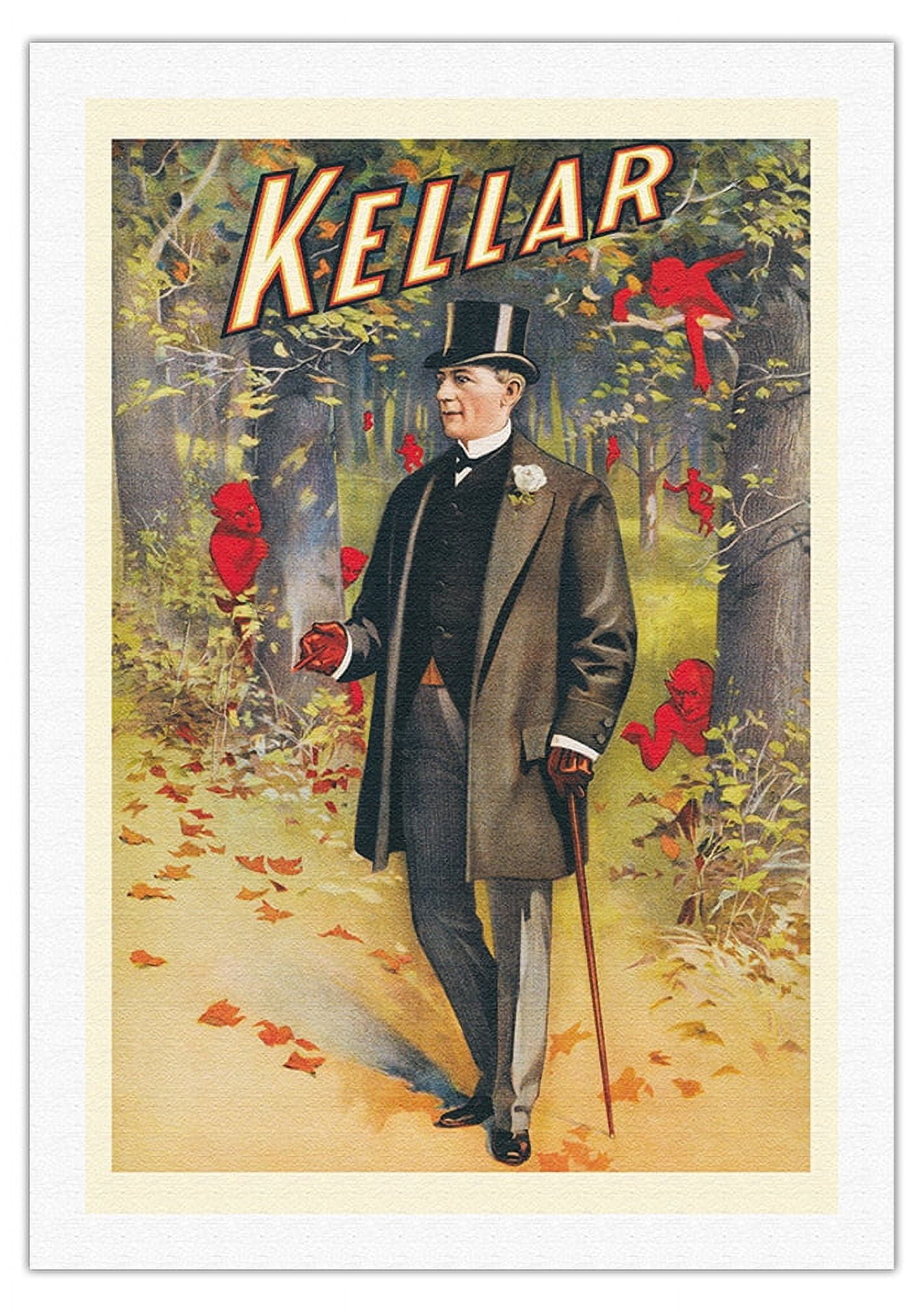 Harry Kellar - America’s Favorite Magician - Vintage Magic Poster c ...