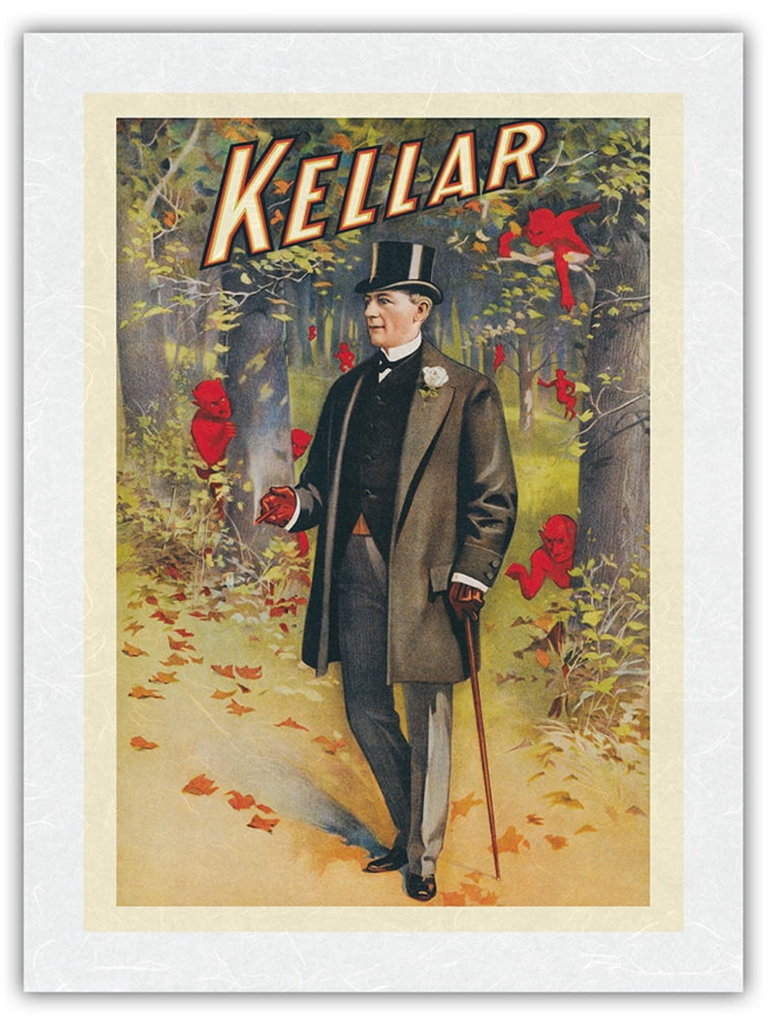 Harry Kellar - America’s Favorite Magician - Vintage Magic Poster c ...