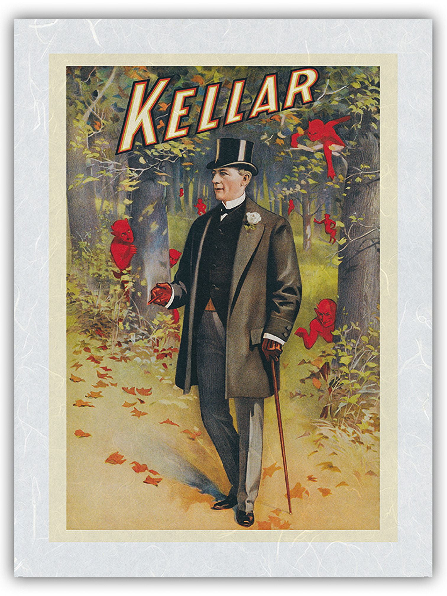 Harry Kellar - America’s Favorite Magician - Vintage Magic Poster c ...