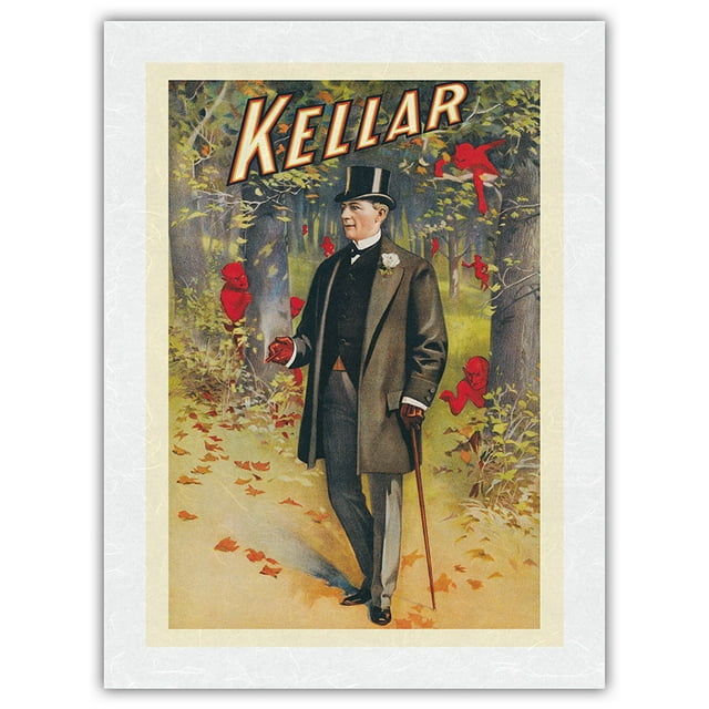 Harry Kellar - America’s Favorite Magician - Vintage Magic Poster c ...