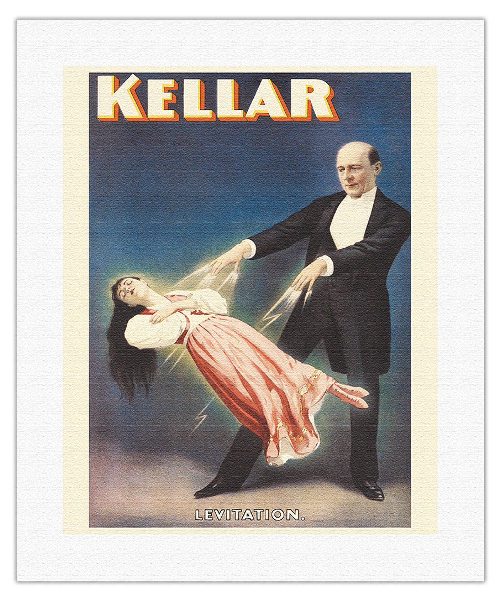 Harry Kellar - Levitation of Princess Karnac - Vintage Magic Poster c ...