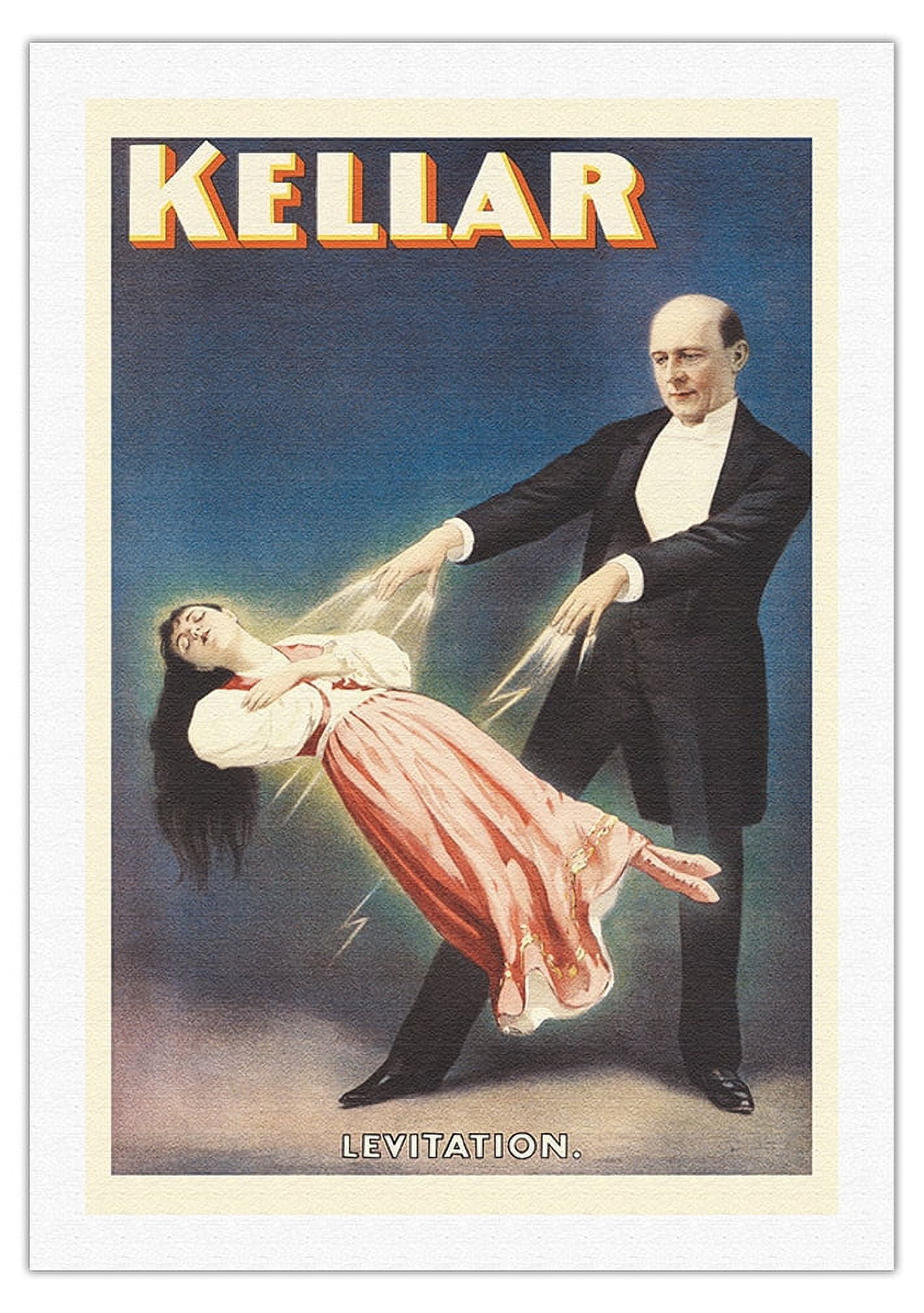 Harry Kellar - Levitation of Princess Karnac - Vintage Magic Poster c ...