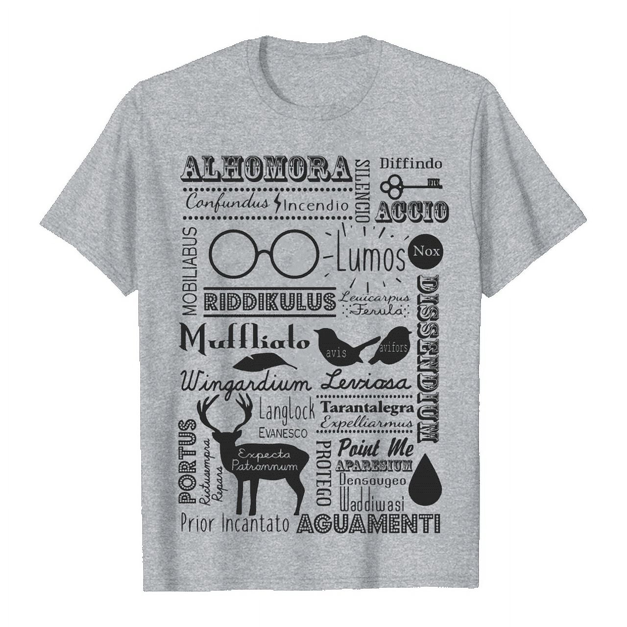 Harry Magic Spells Graphic T-Shirt Size 14-16 - Walmart.com