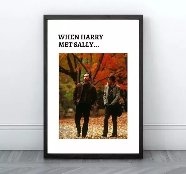 When Harry Met Sally Movie Poster Inspired Digital Art Print NO FRAMED ...