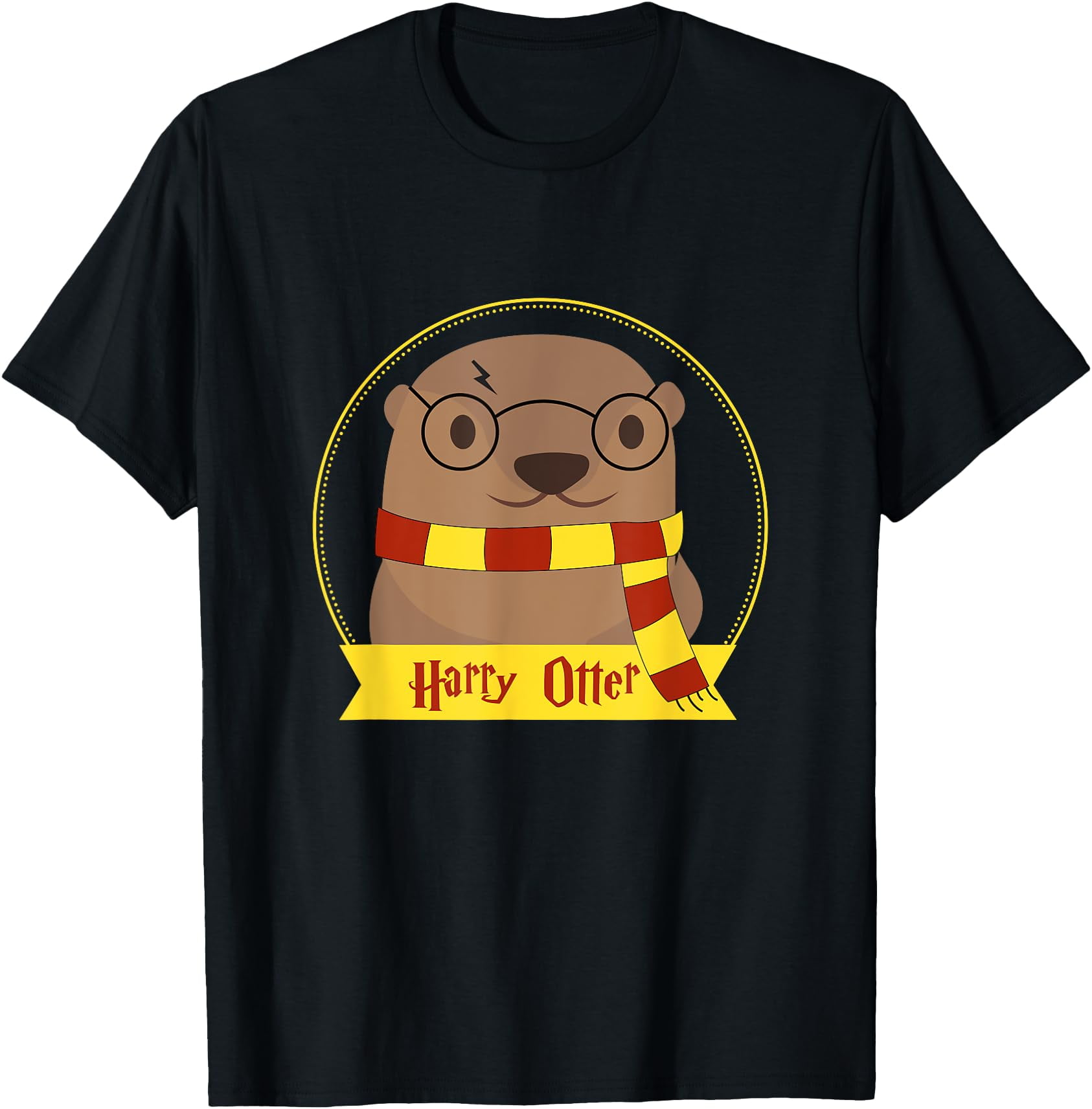 Harry Otter Wizard Parody Gift Softystyle Unisex T-Shirt,Black Color,Size 2T - Walmart.com