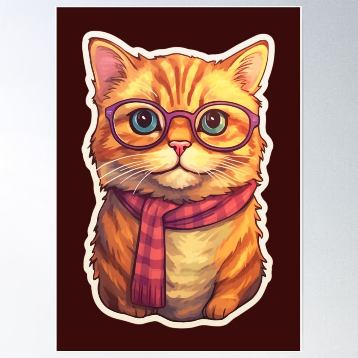 Harry Pawter'S Magical Cat: Wizardry Inspired Graphic Poster Wall Art ...