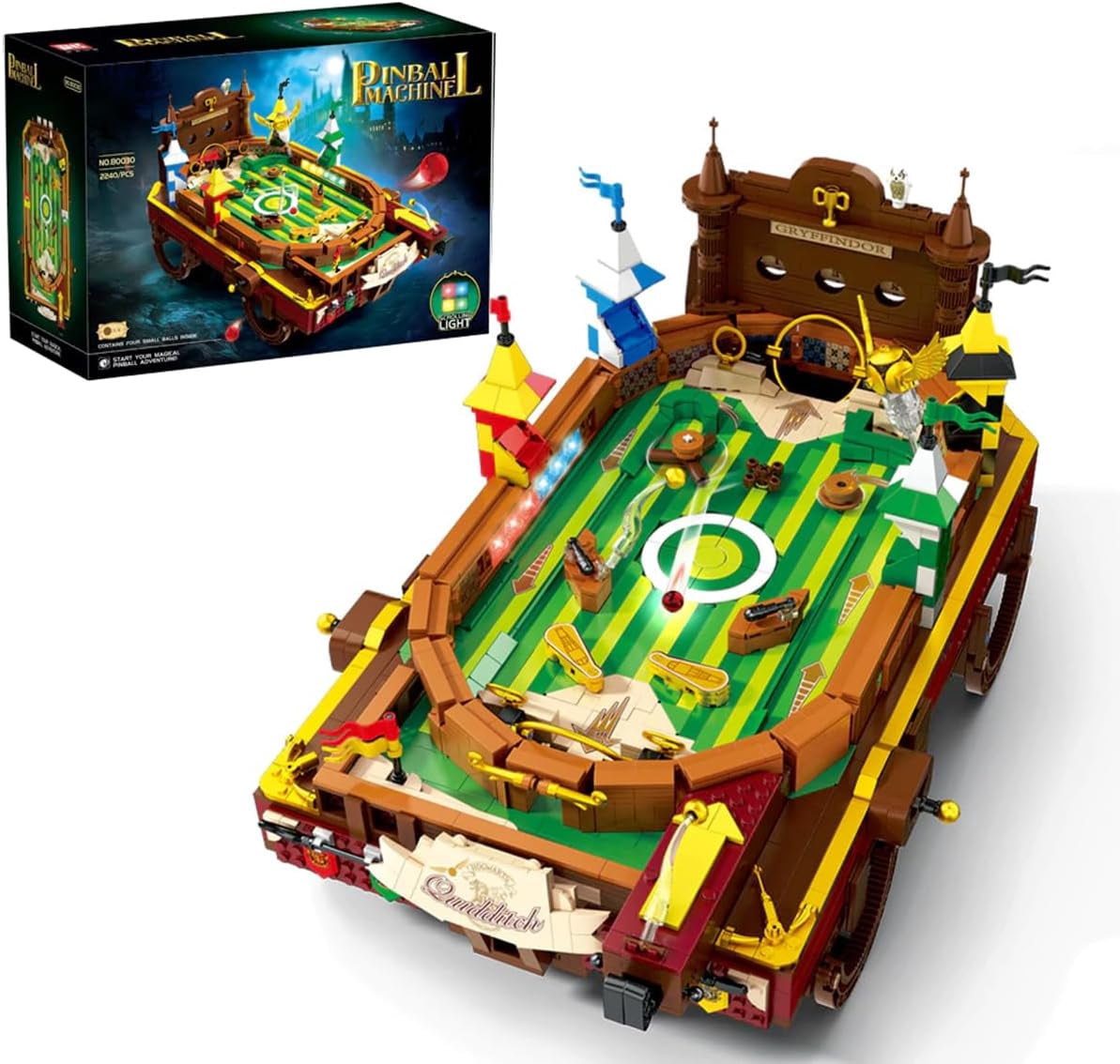 Harry Pinball Machine Building Sets for Adults, Motorized Arcade Board ...