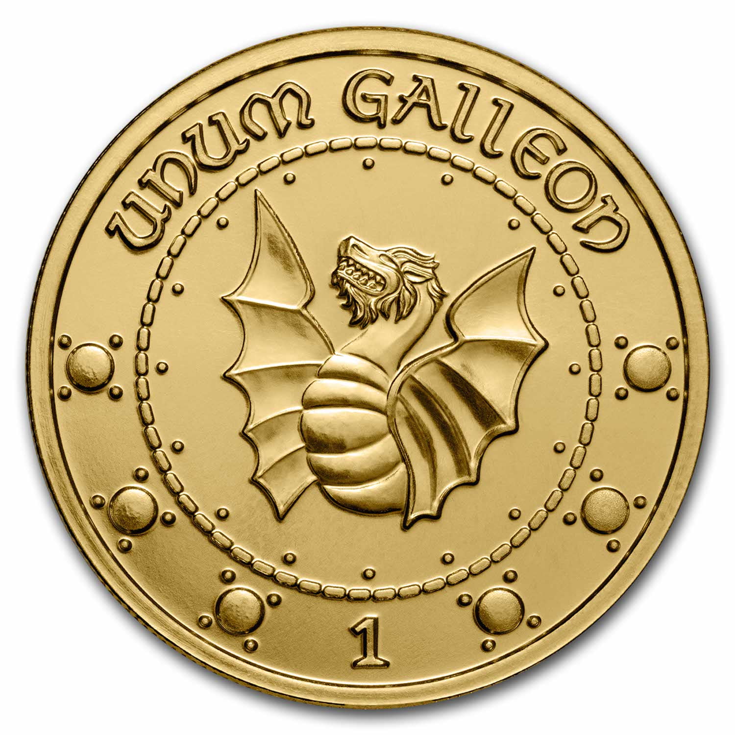Harry Potter 1 oz Gold Currency: Gringotts Galleon Round - Walmart.com
