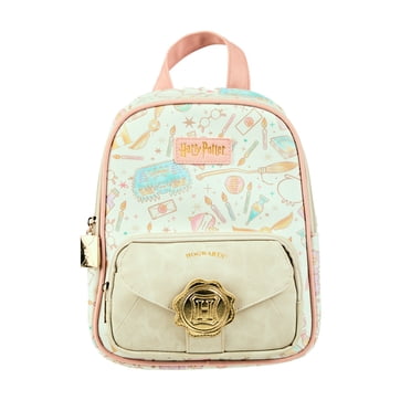 Harry Potter Hogwarts Crest Faux Leather Mini Backpack - Walmart.com
