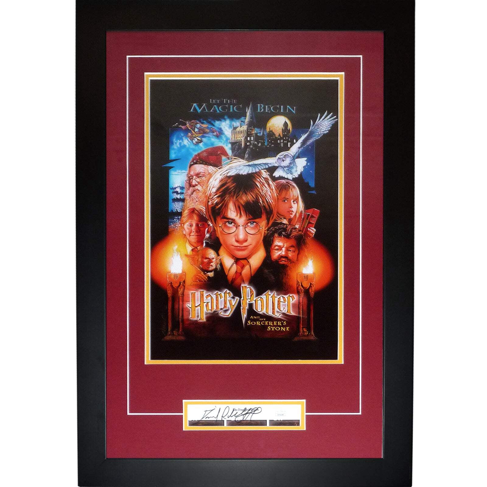 Harry Potter 11x17 Movie Poster Deluxe Framed with Daniel Radcliffe ...