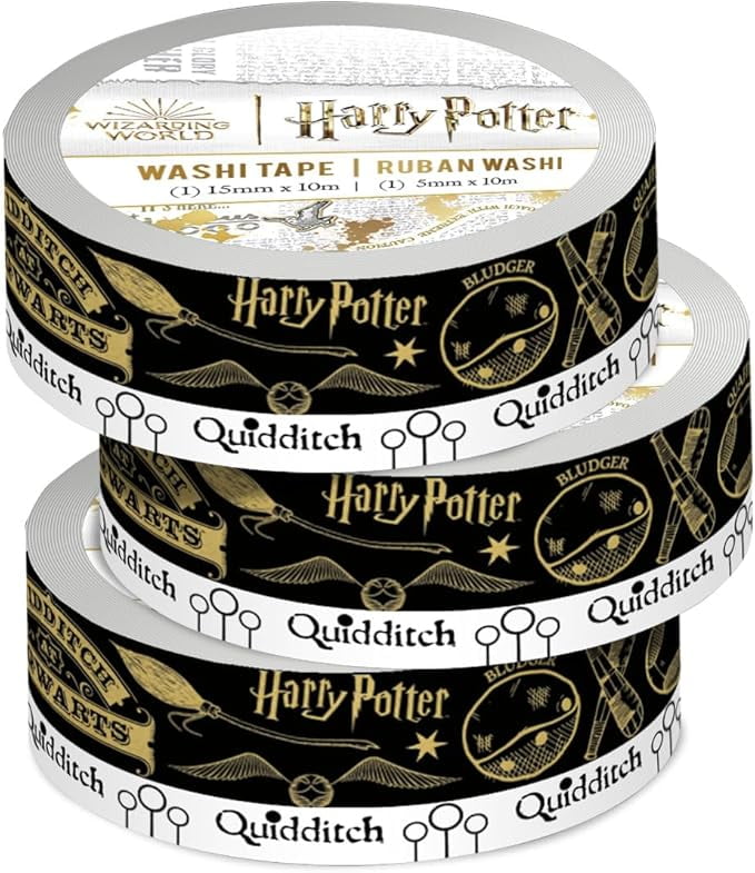 Harry Potter 3-Pack Set of 2 Foil Accent Washi Tape Rolls for ...