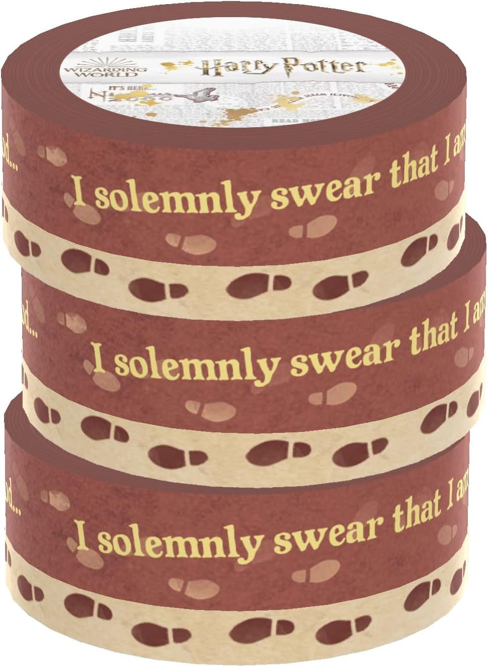 Harry Potter 3-Pack Set of 2 Foil Accent Washi Tape Rolls for ...
