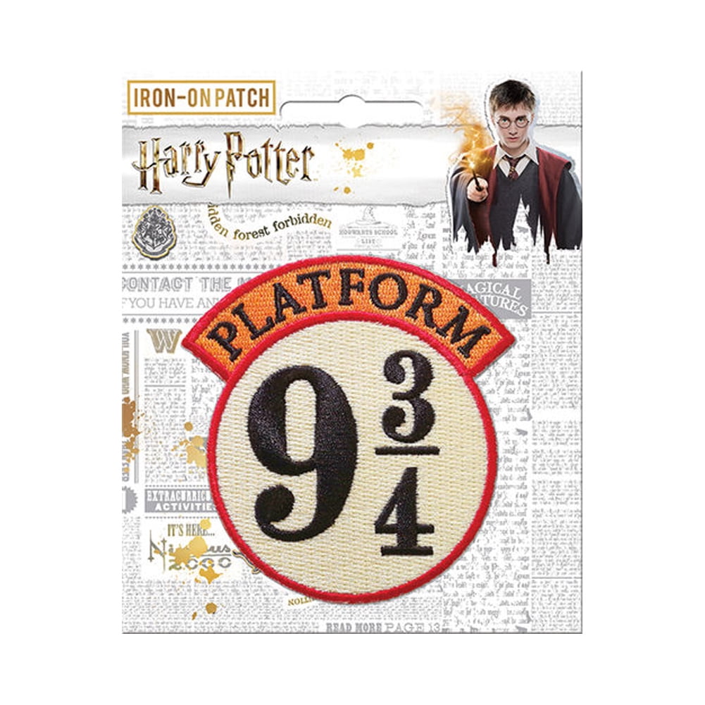 Patch Collection Harry Potter 9 3/4 Full Color Iron-On Patch ...
