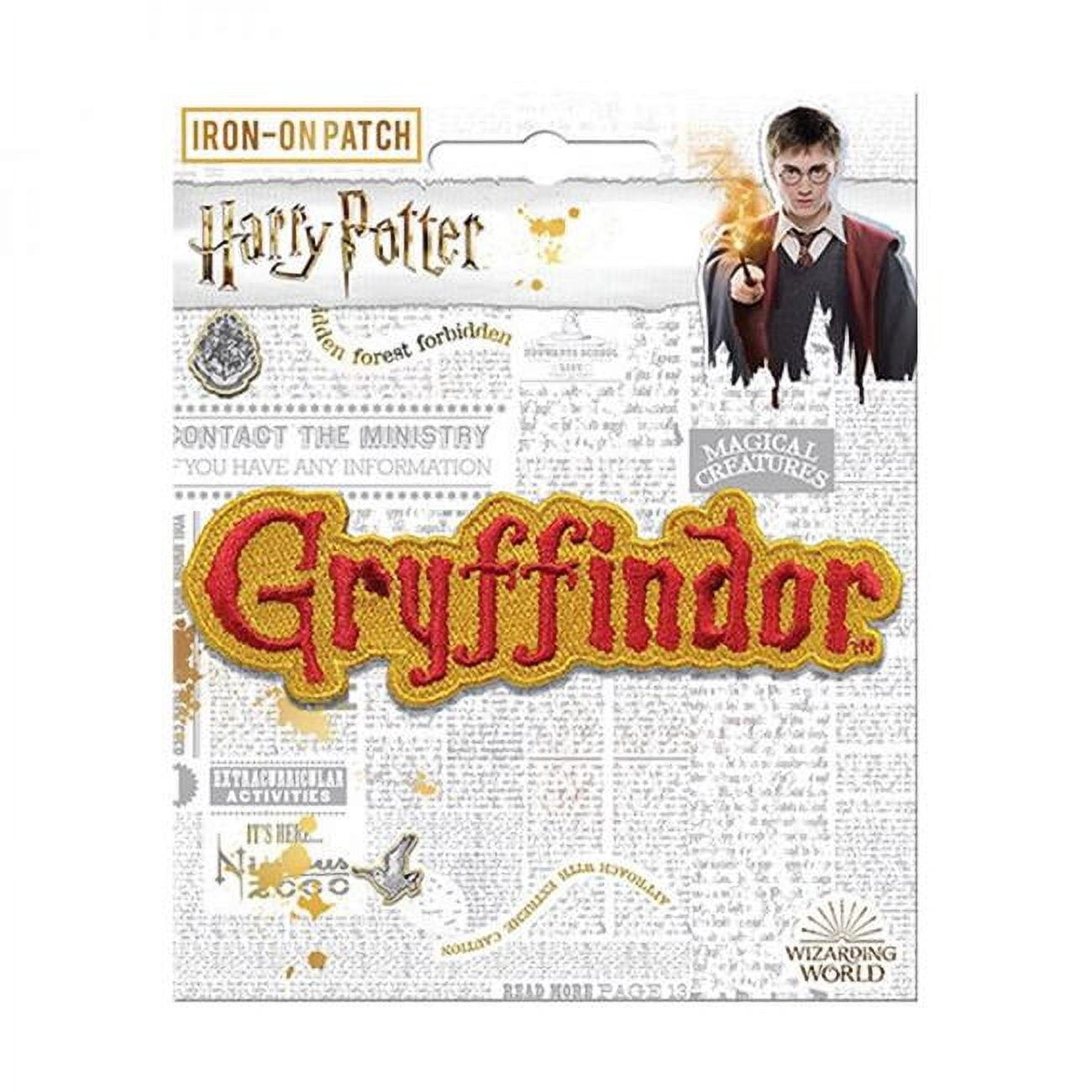 Harry Potter 805415 Harry Potter Gryffindor Text Iron on Patch ...