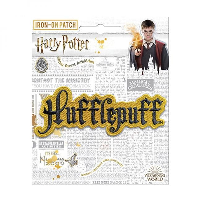 Harry Potter 805416 Harry Potter Hufflepuff Text Iron on Patch ...