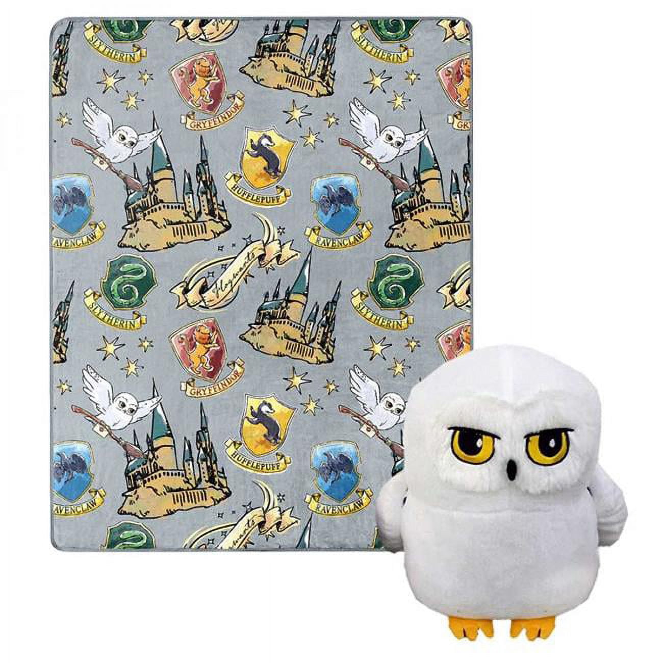 Harry Potter 835935 40 x 50 in. Harry Potter Hedwig Magic Silk Touch ...