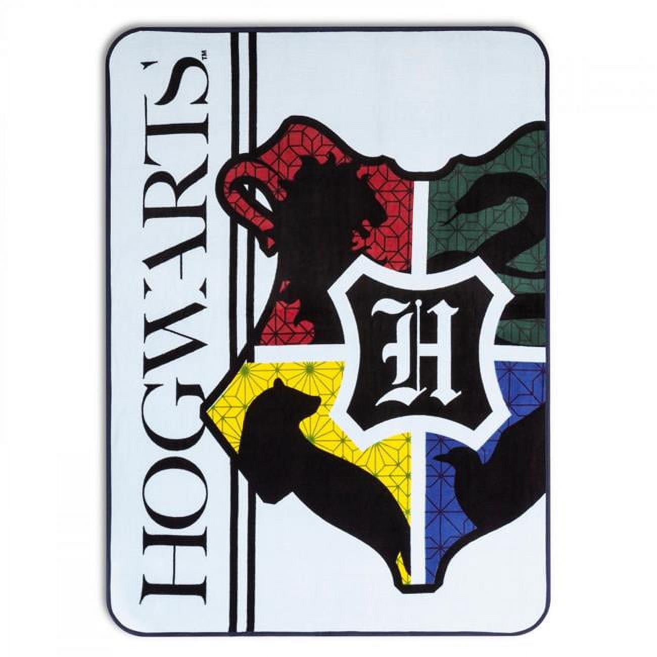 Harry Potter 859919 46 x 60 in. Hogwarts Crest Silk Touch Throw Blanket ...