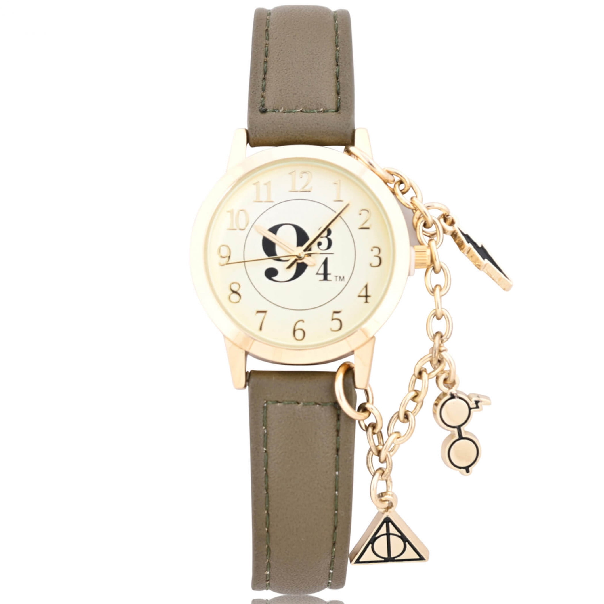Officially Licensed Harry Potter 9 3/4 Gold Metal Watch with Symbol ...