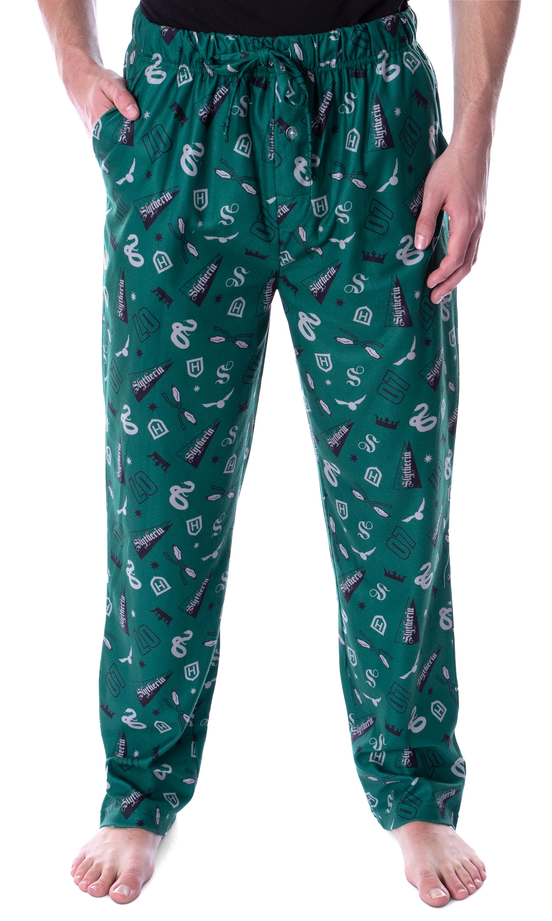 Harry Potter Adult Men's Quidditch House Pajama Pants - 4 Houses ...