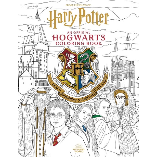 Harry Potter An Official Hogwarts Coloring Book Paperback