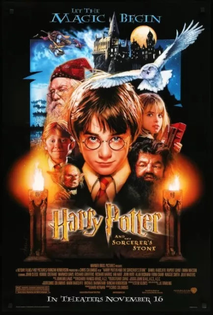Harry Potter And The Sorcerer'S Stone (2001) NO FRAMED POSTER, Home ...