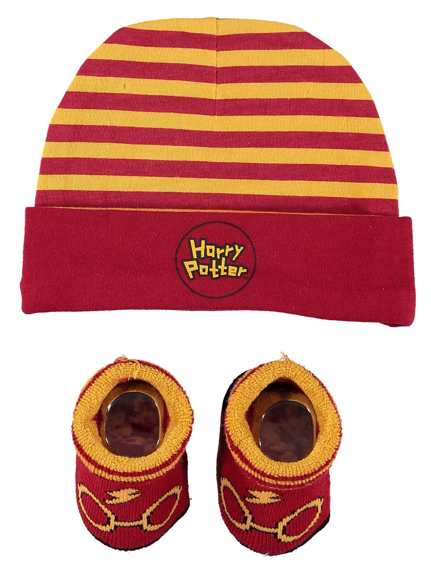 Harry Potter Baby Boys Cap and Bootie Set - Baby Gift Set with Hat and ...