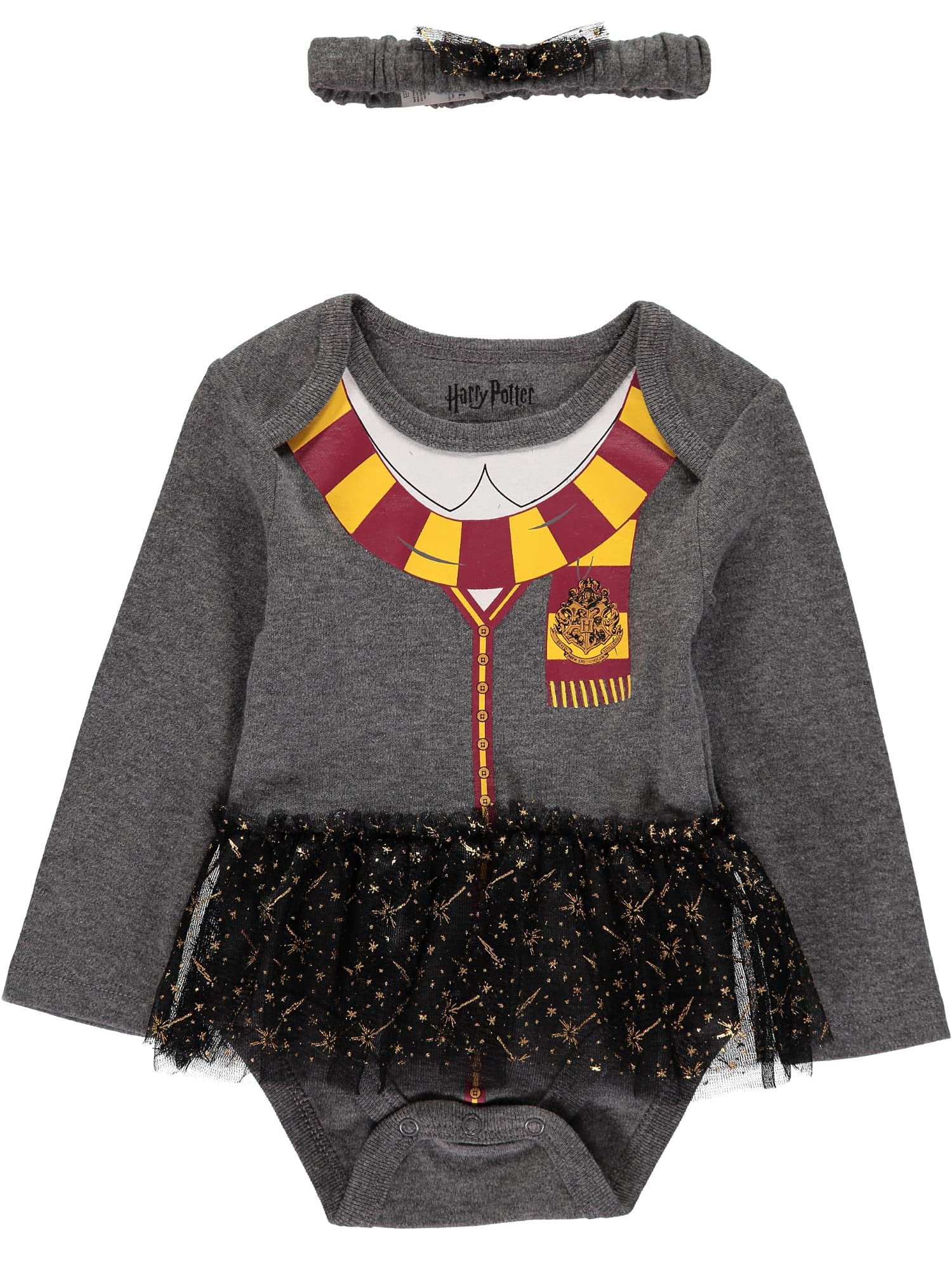 Harry Potter Baby Girl Clothes One Piece with Tutu and Headband, Baby ...