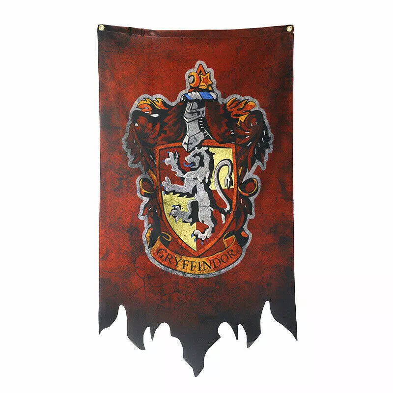 Harry Potter Banner Magic Hogwarts House Flag Party Birthday Decoration ...