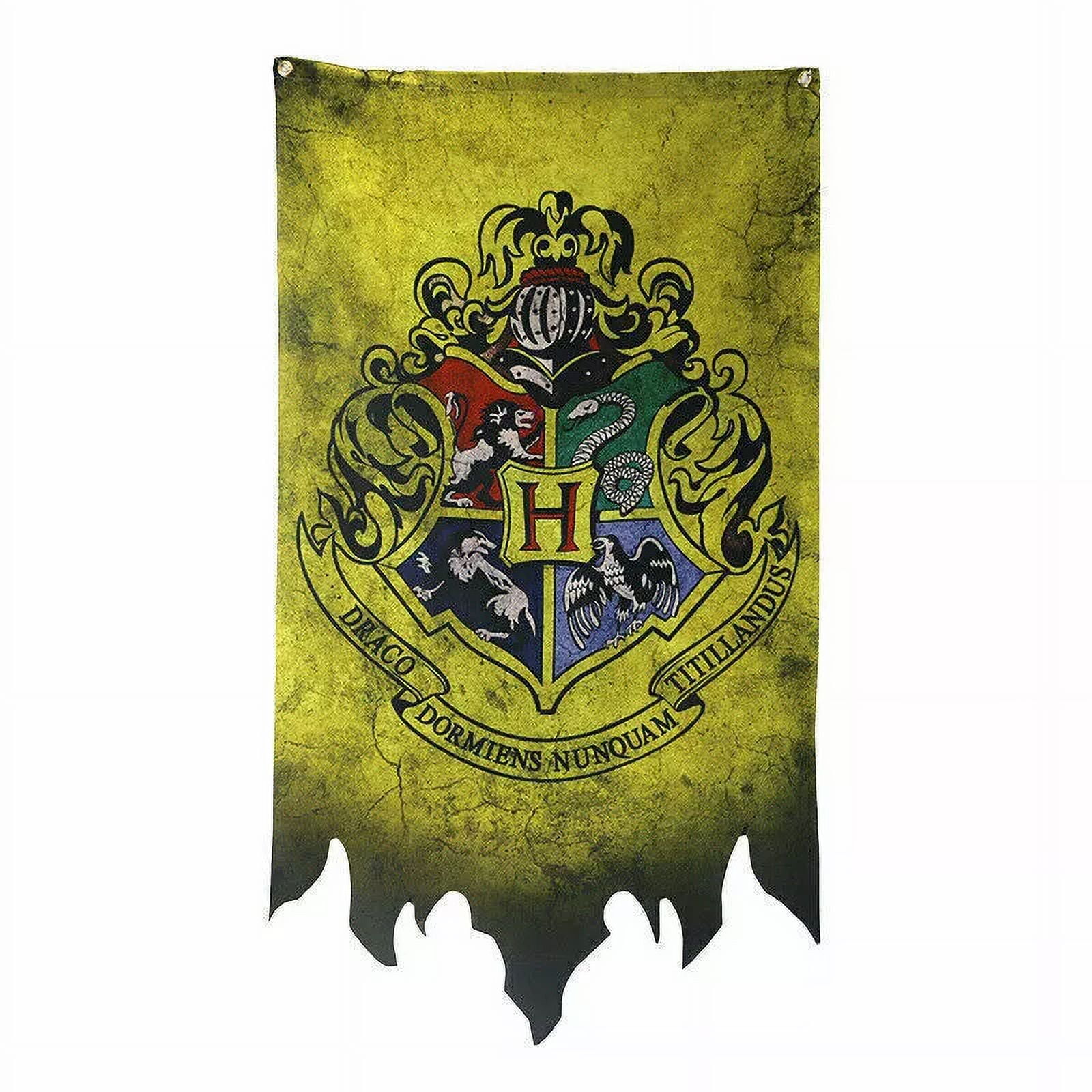 Harry Potter Banner Magic Hogwarts House Flag Party Birthday Decoration ...