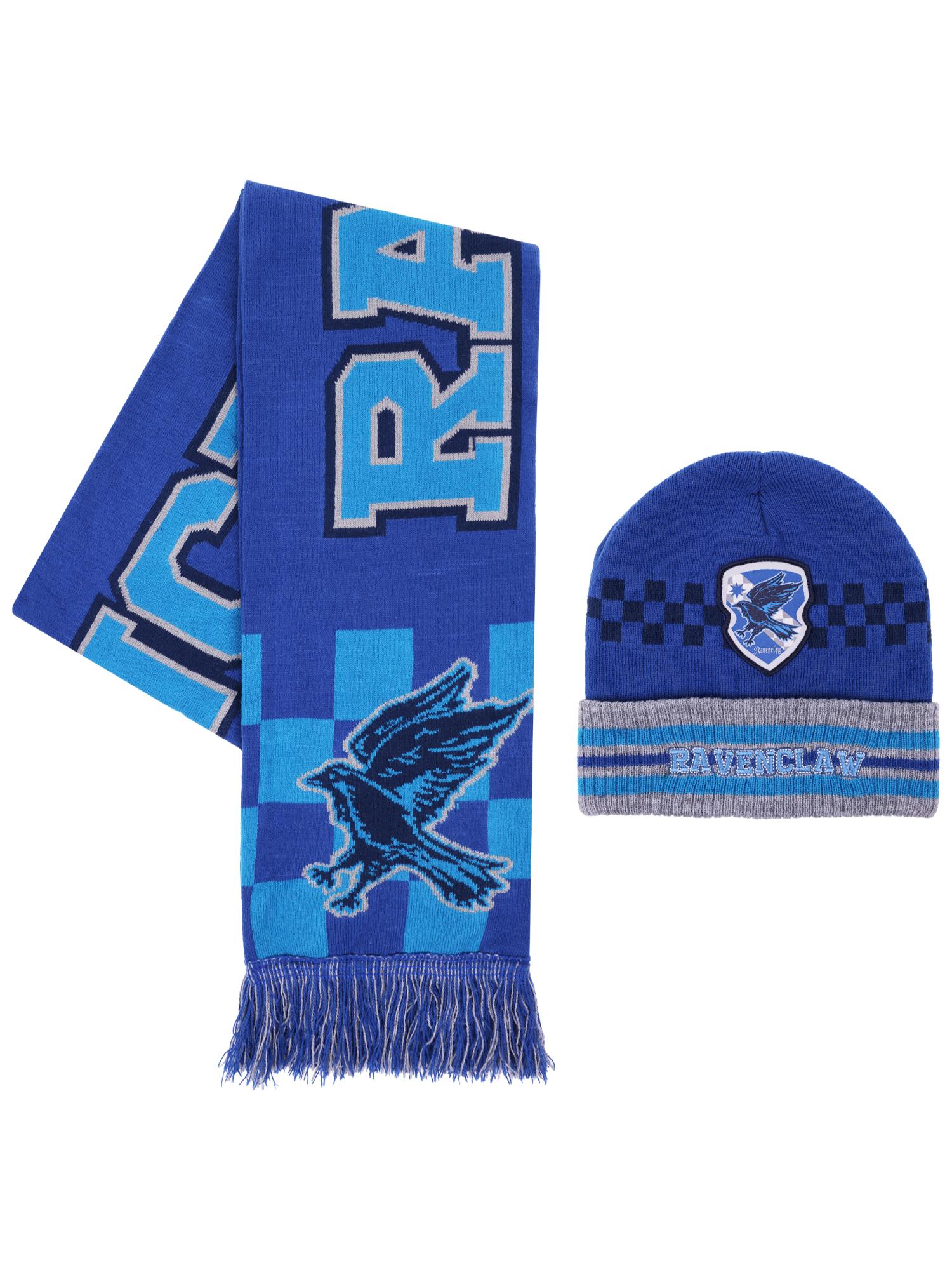 Harry Potter Beanie Hat, Ravenclaw Ribbed Cuff Winter Knit Cap, Blue ...