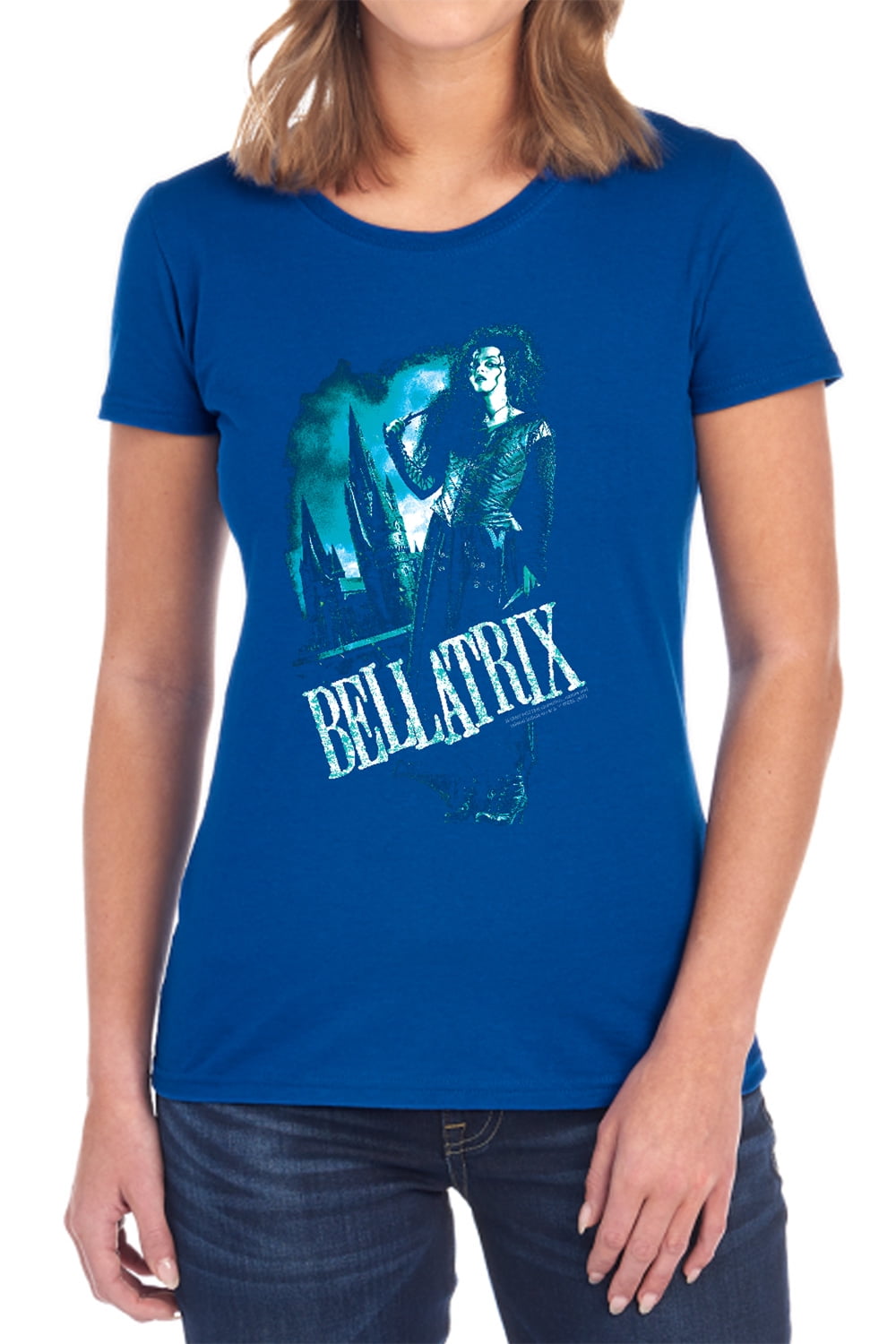 Harry Potter Bellatrix Full Body Women's T Shirt, Royal, Large ...