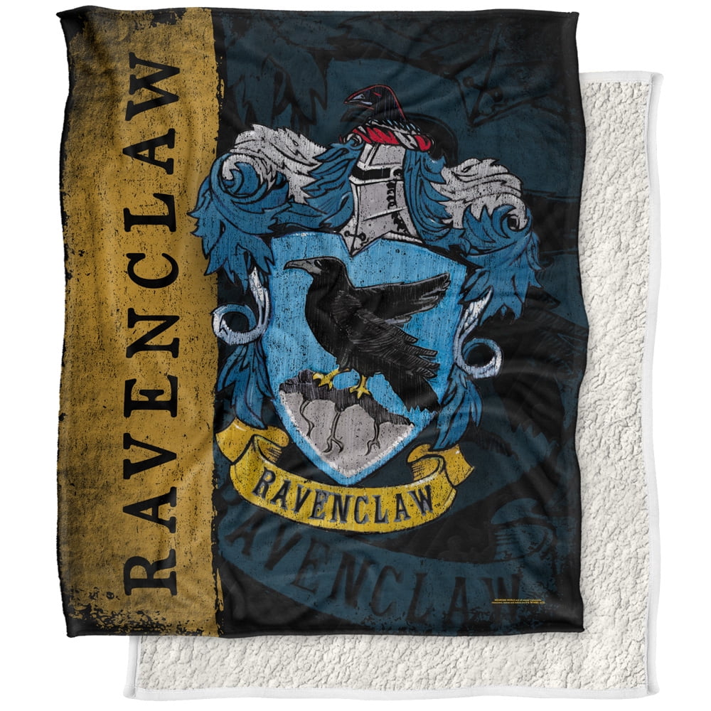 Harry Potter Blanket, 50"x60" Harry Potter House Crest Ravenclaw Silky ...