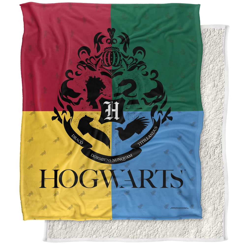 Harry Potter Blanket, 50"x60" Harry Potter House Pride Hogwarts Silky ...