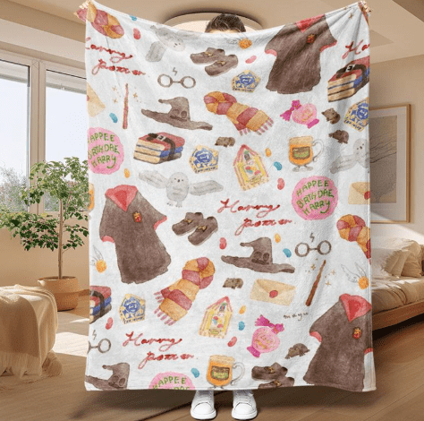 Harry Potter Blanket, Soft Flannel Throw, Warm and Durable, Perfect ...