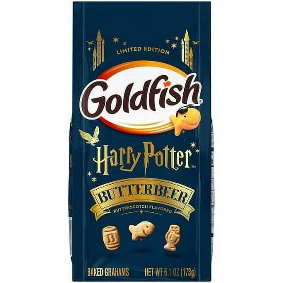 Goldfish Harry Potter Butterbeer Graham Crackers, Butterscotch Flavor ...