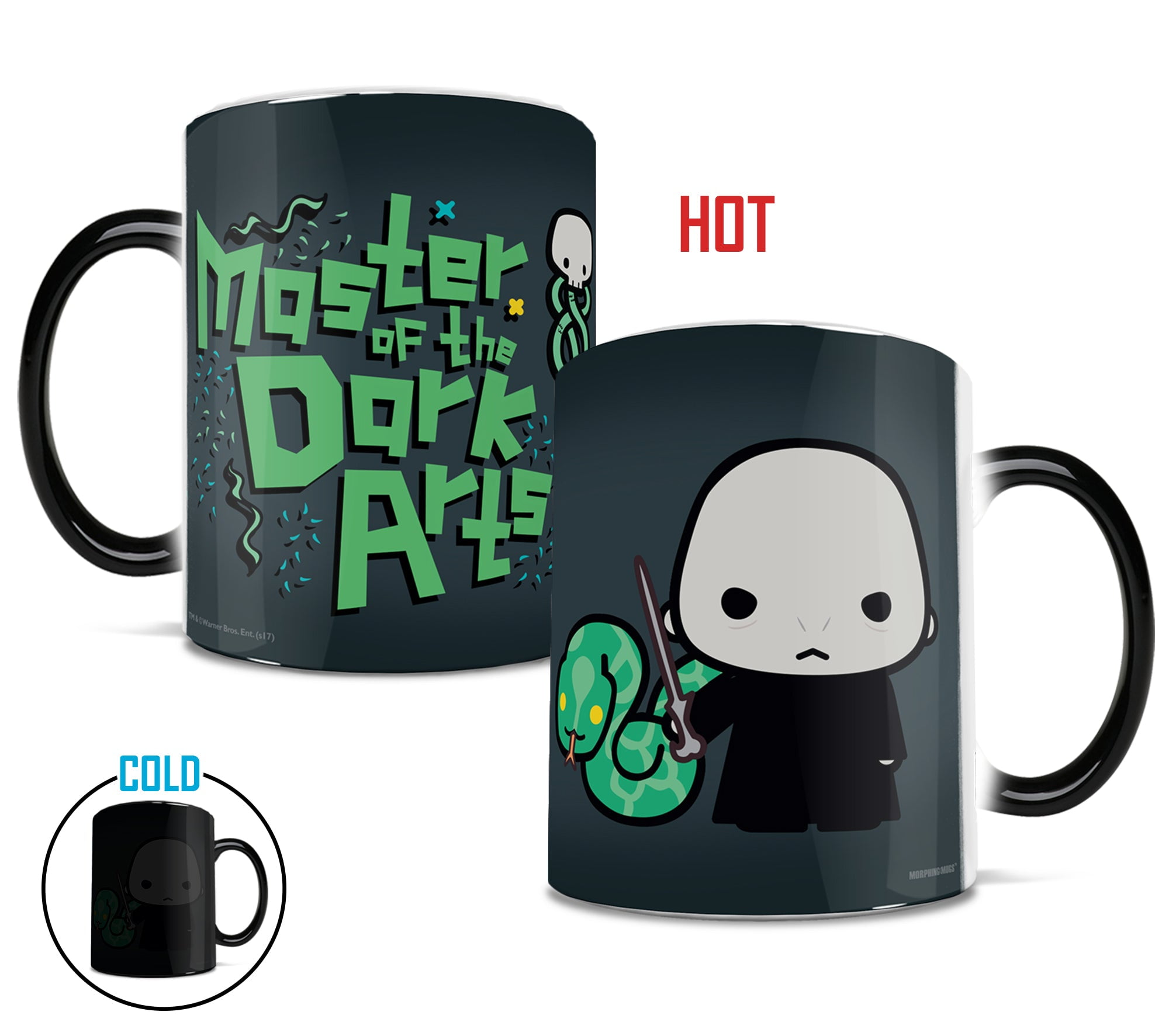 Harry Potter (Cartoon Voldemort - Dark Arts) Morphing Mugs® Heat ...