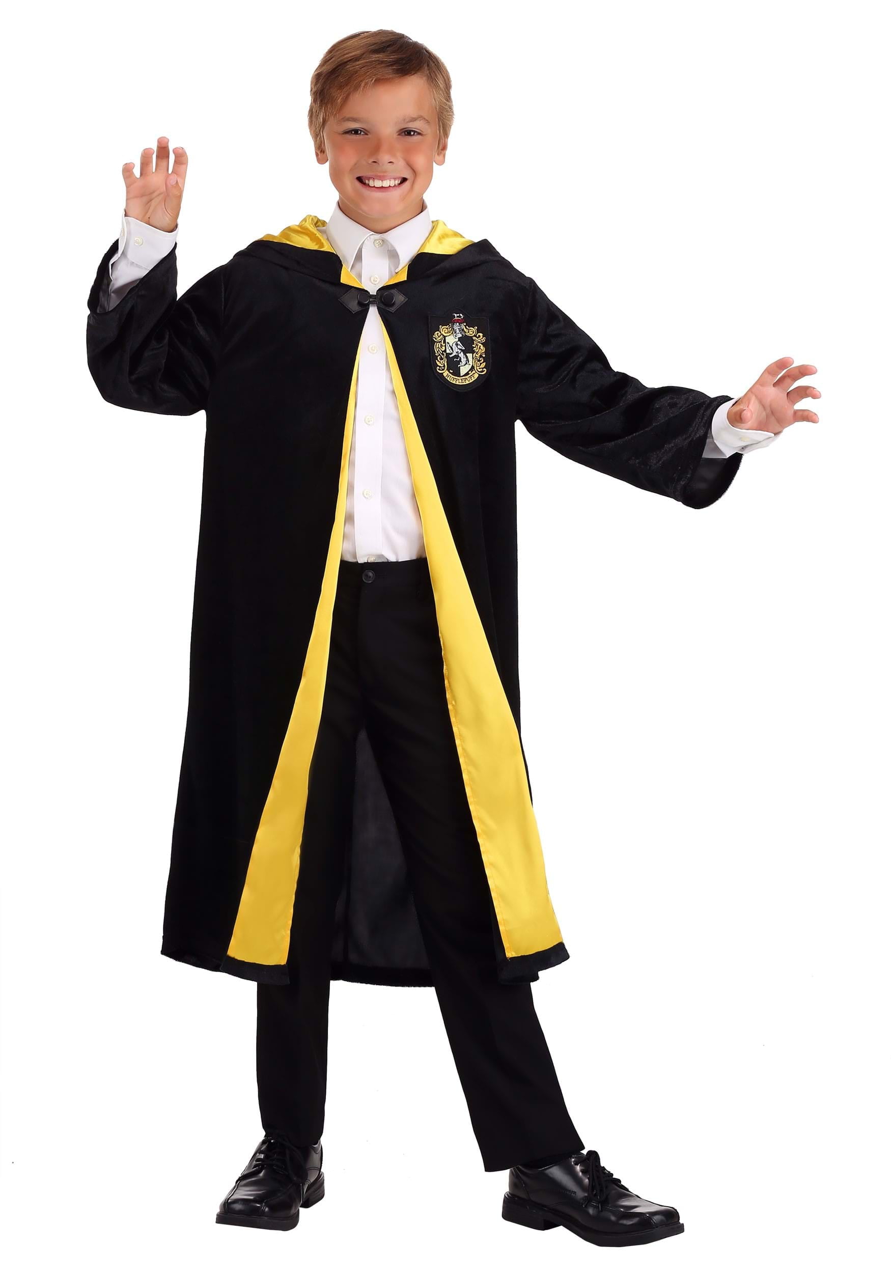 Harry Potter Child Deluxe Hufflepuff Robe Costume - Walmart.com