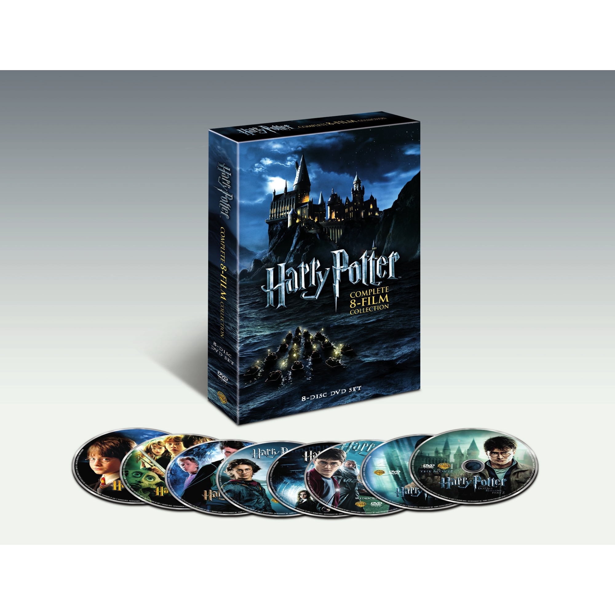 Harry Potter Complete 8-Film Collection Box set (DVD) - Walmart.com