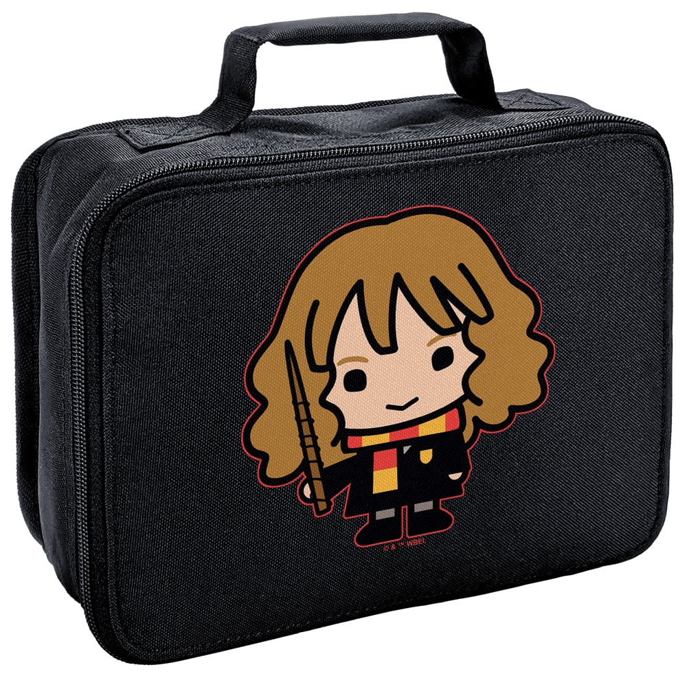Harry Potter Cute Chibi Hermione Character Insulated Soft Sided Lunch ...