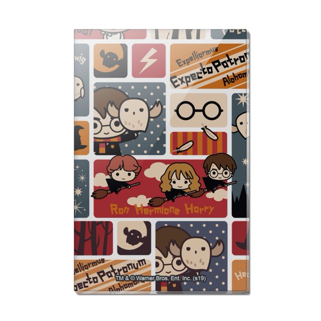 Harry Potter Cute Chibi Pattern Rectangle Acrylic Fridge Refrigerator ...