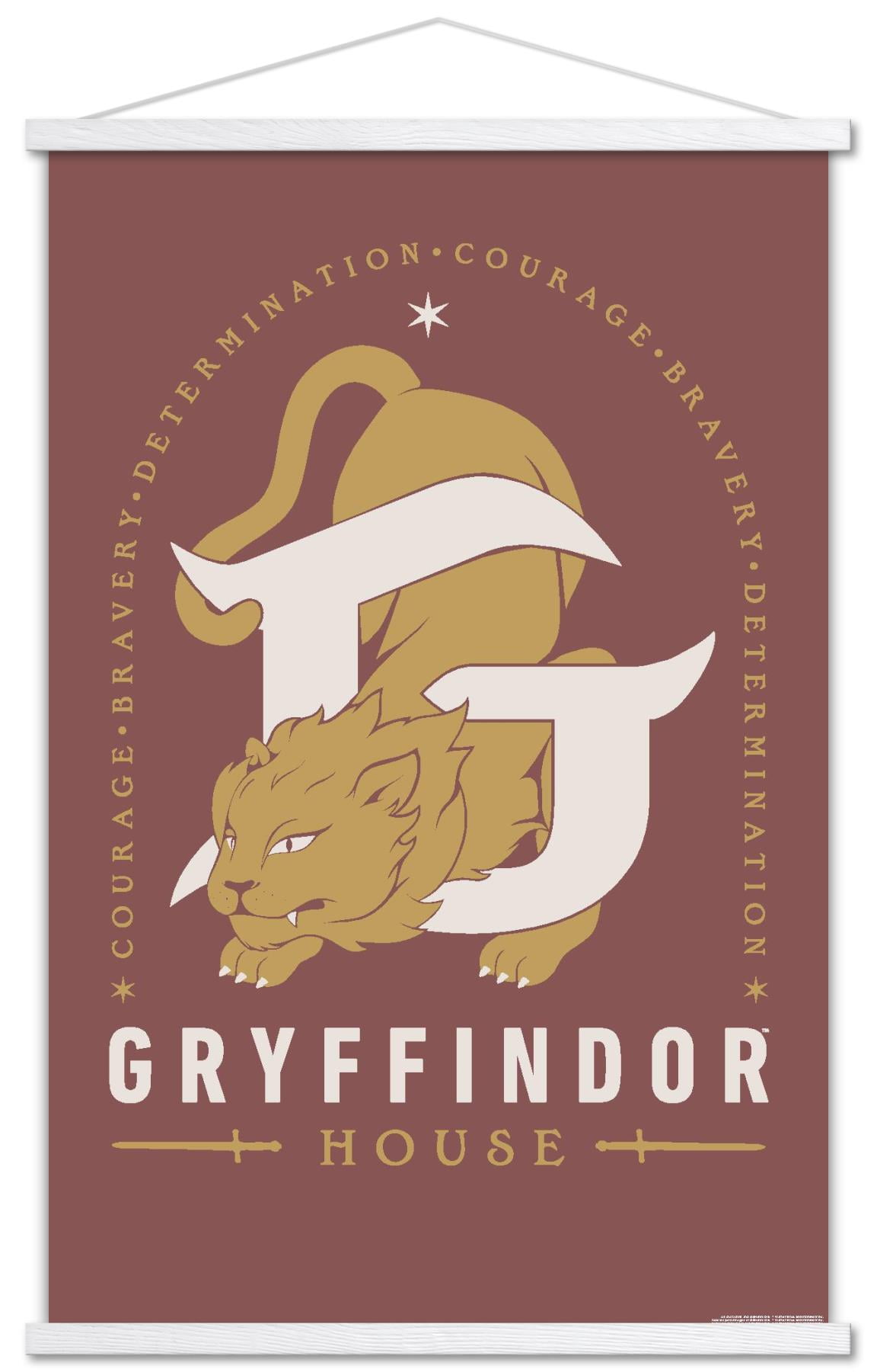 Harry Potter: Darker Arts - Gryffindor House Wall Poster with Magnetic ...