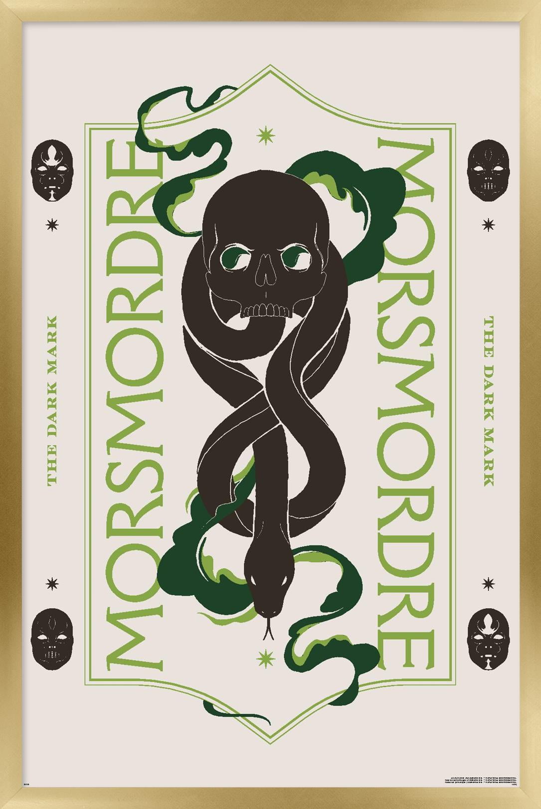 Harry Potter: Darker Arts - Morsmordre Wall Poster, 14.725" x 22.375 ...
