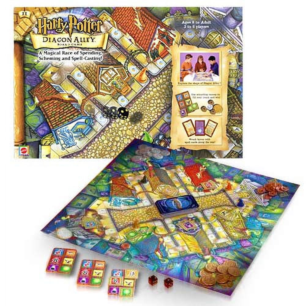 Harry Potter Diagon Alley Adventure Board Game, 2-4 Players, Ages 8 ...