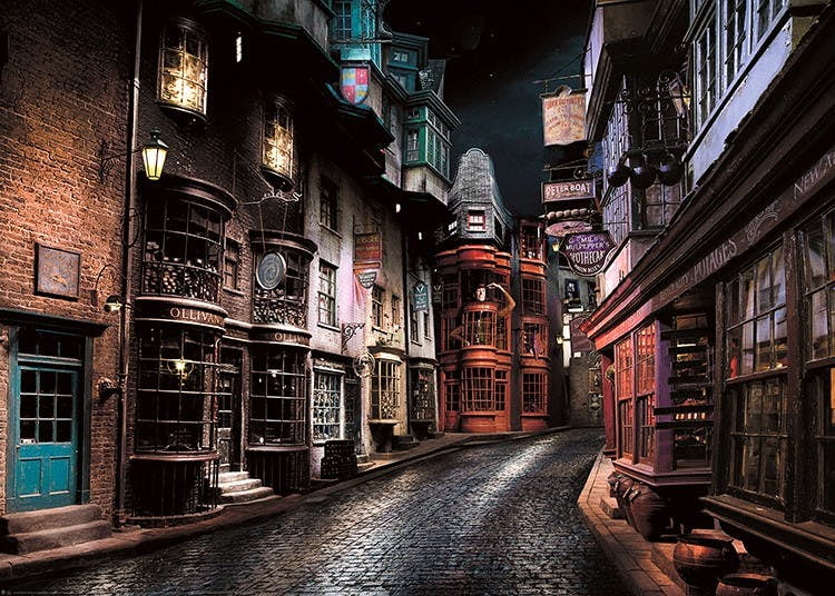 Harry Potter™ - Diagon Alley Print Wall Art, Modern Wall Decor For ...
