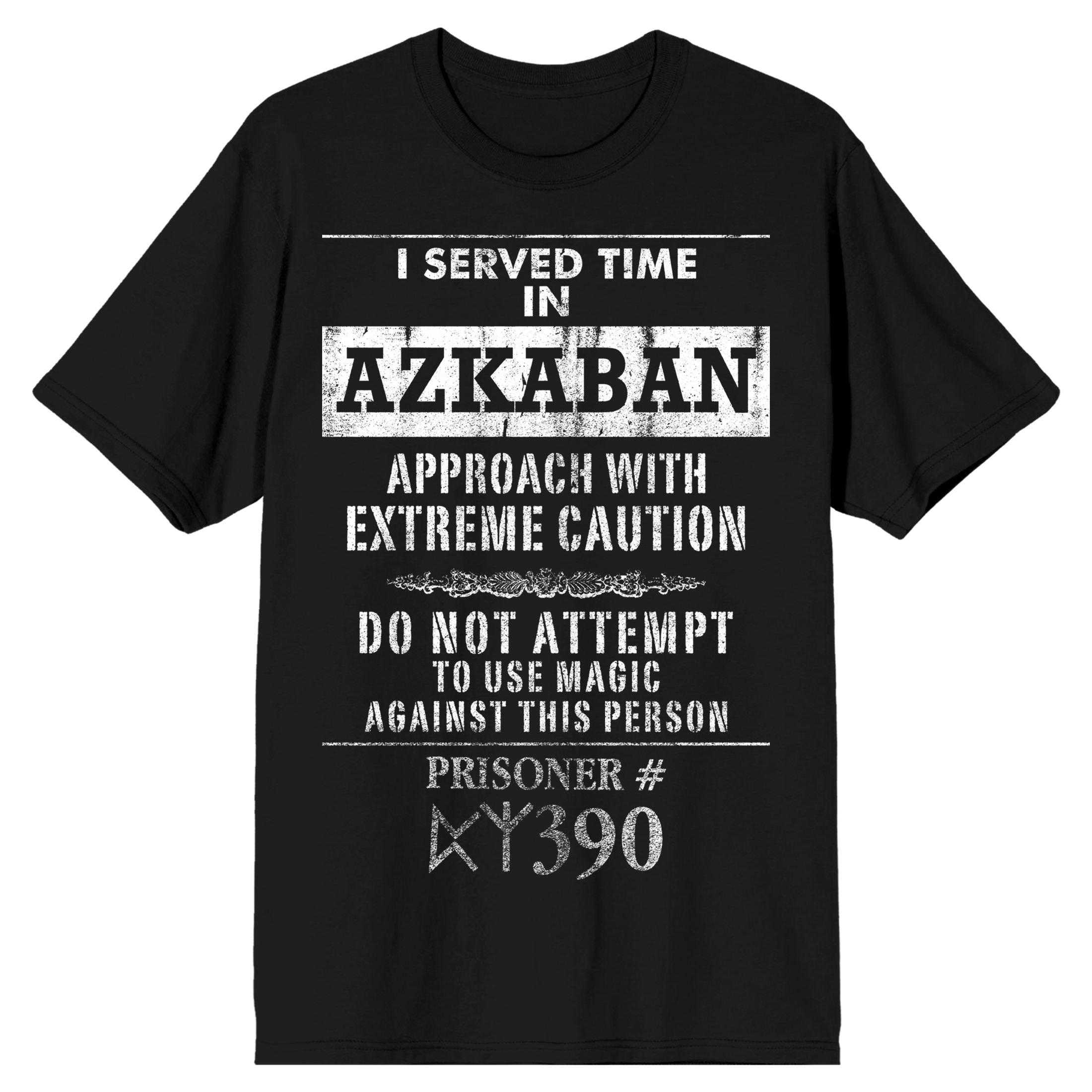 Harry Potter Distressed I Survived Azkaban Mens T-shirt Shirt-XX-Large ...
