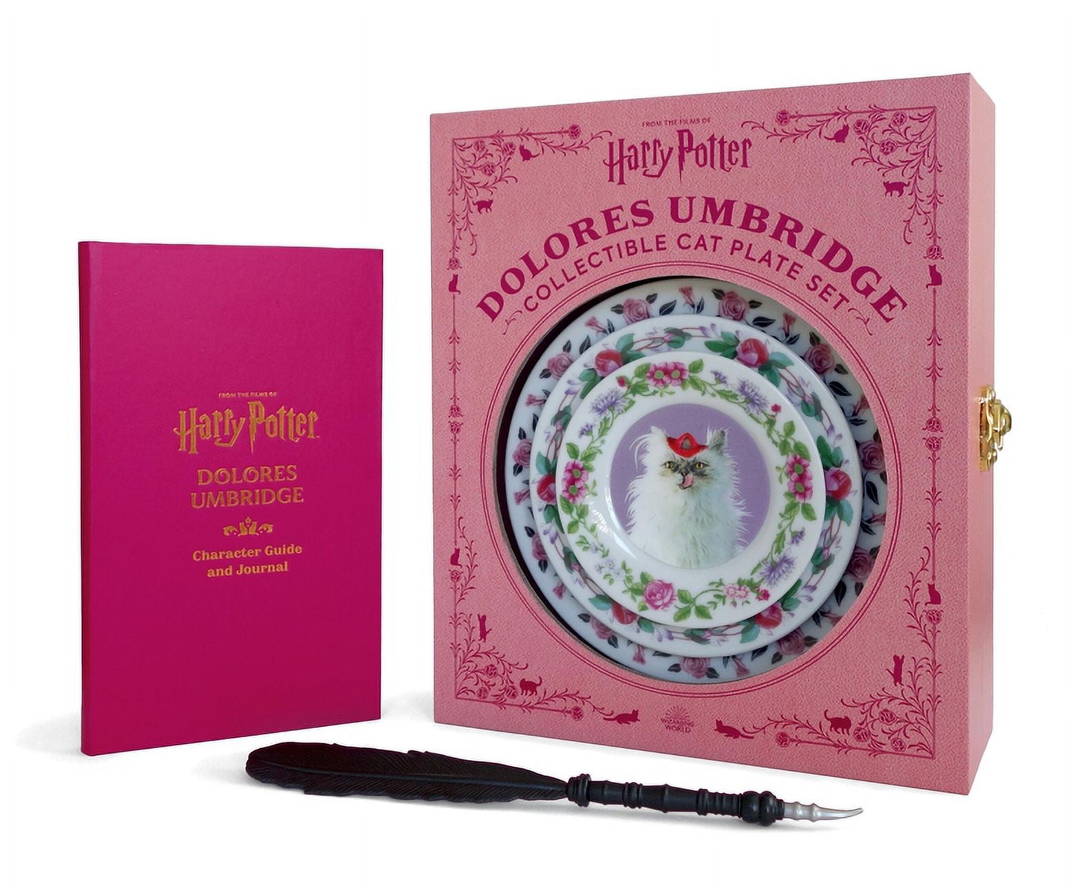 Harry Potter: Dolores Umbridge Collectible Cat Plate Set (Kit ...