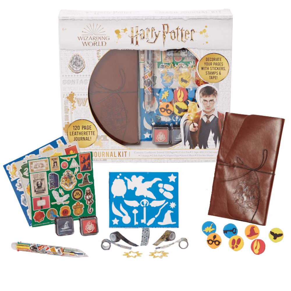 Harry Potter Faux Leather Authentic Kids Journal Set with Stickers ...