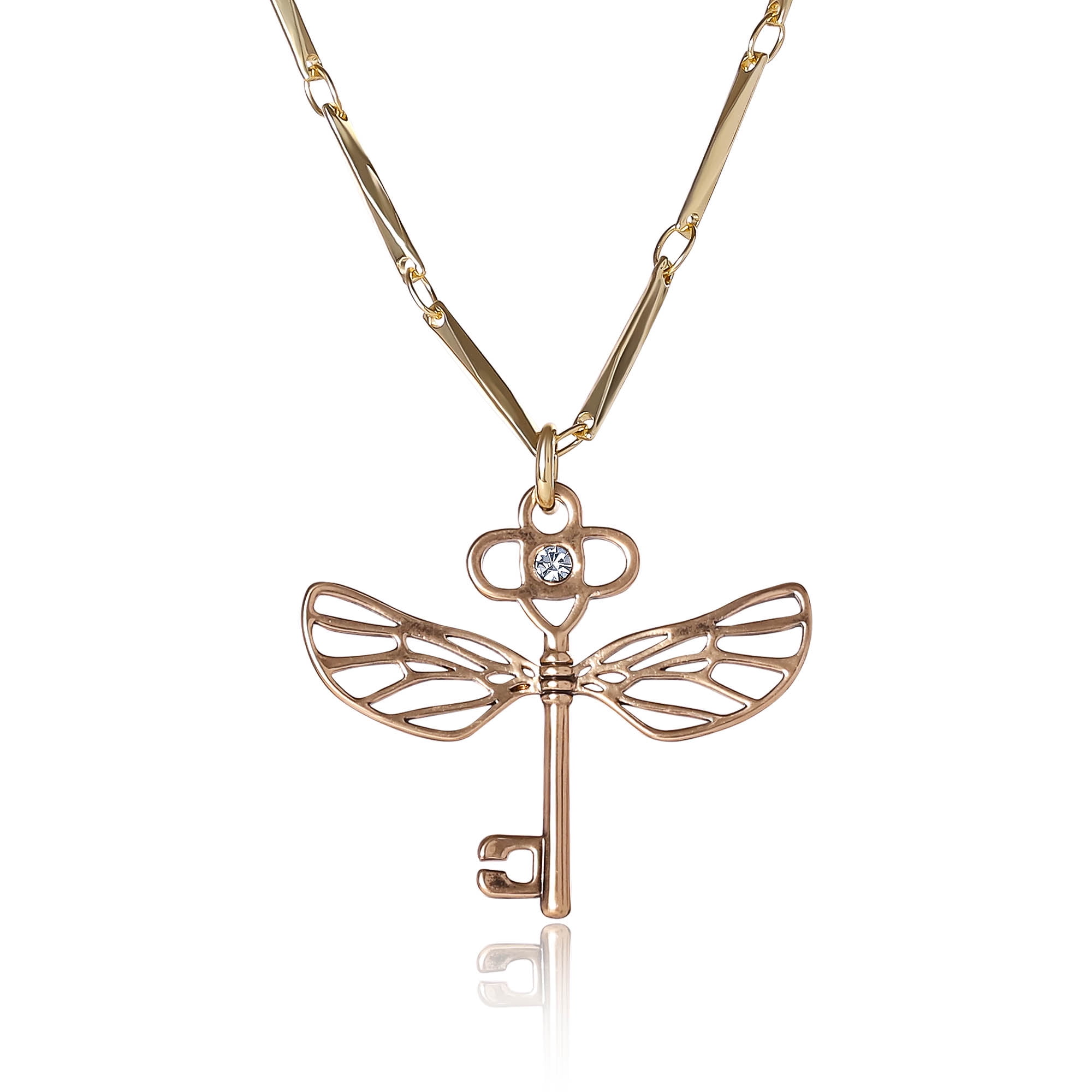 Harry Potter Flying Key Link Chain Necklace Pendant - Walmart.com