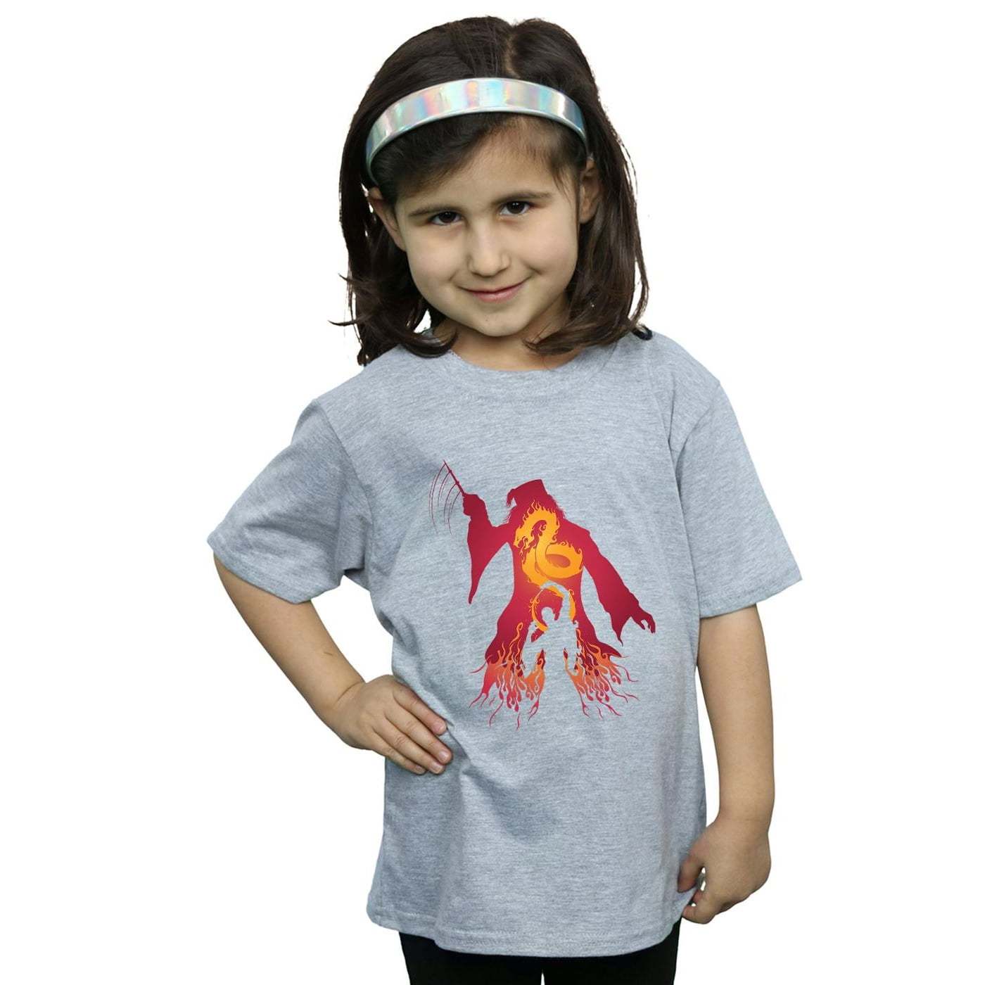 Harry Potter Girls Dumbledore Silhouette Cotton T-Shirt - Walmart.com